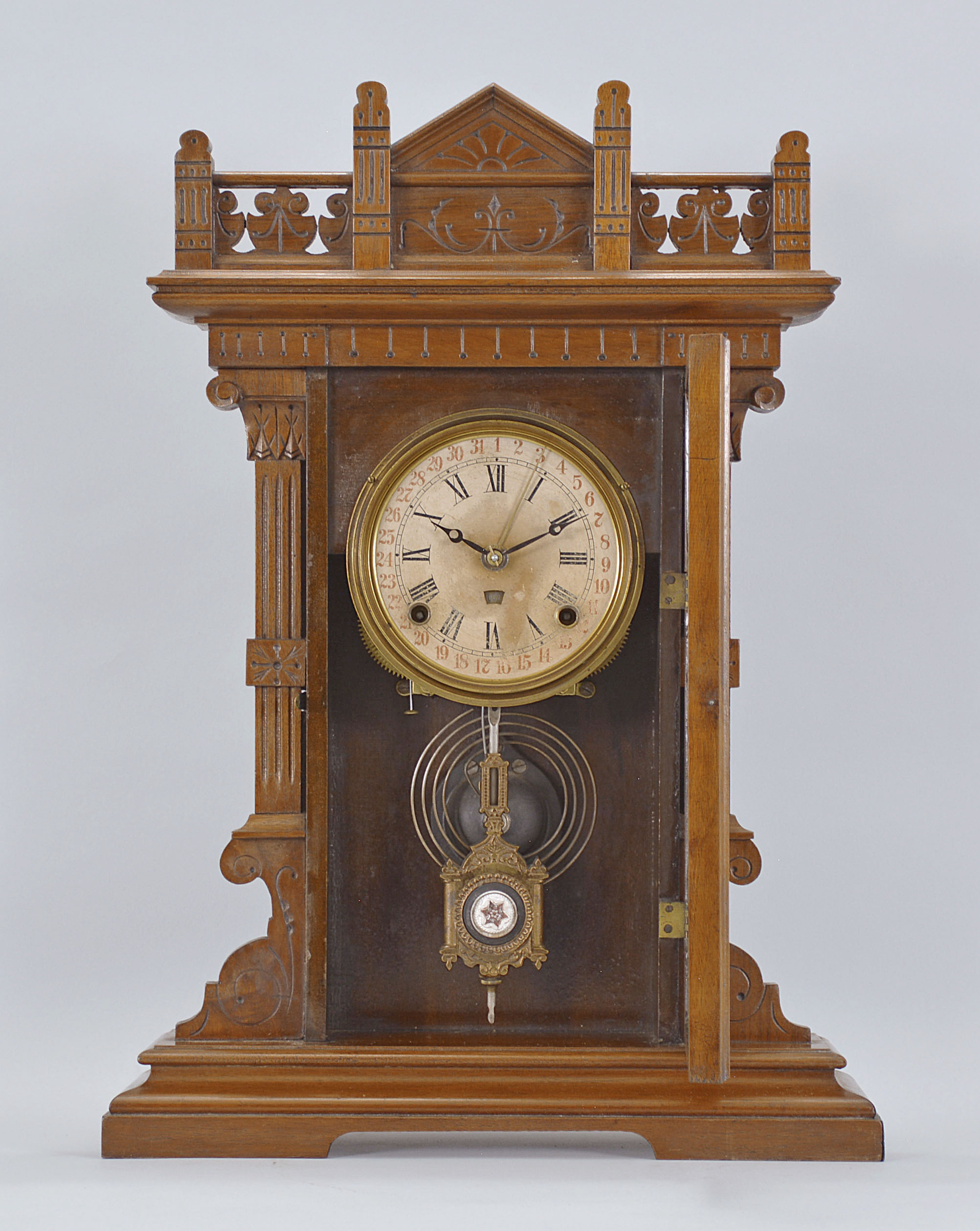 Scarce Franklin-Morse perpetual calendar clock