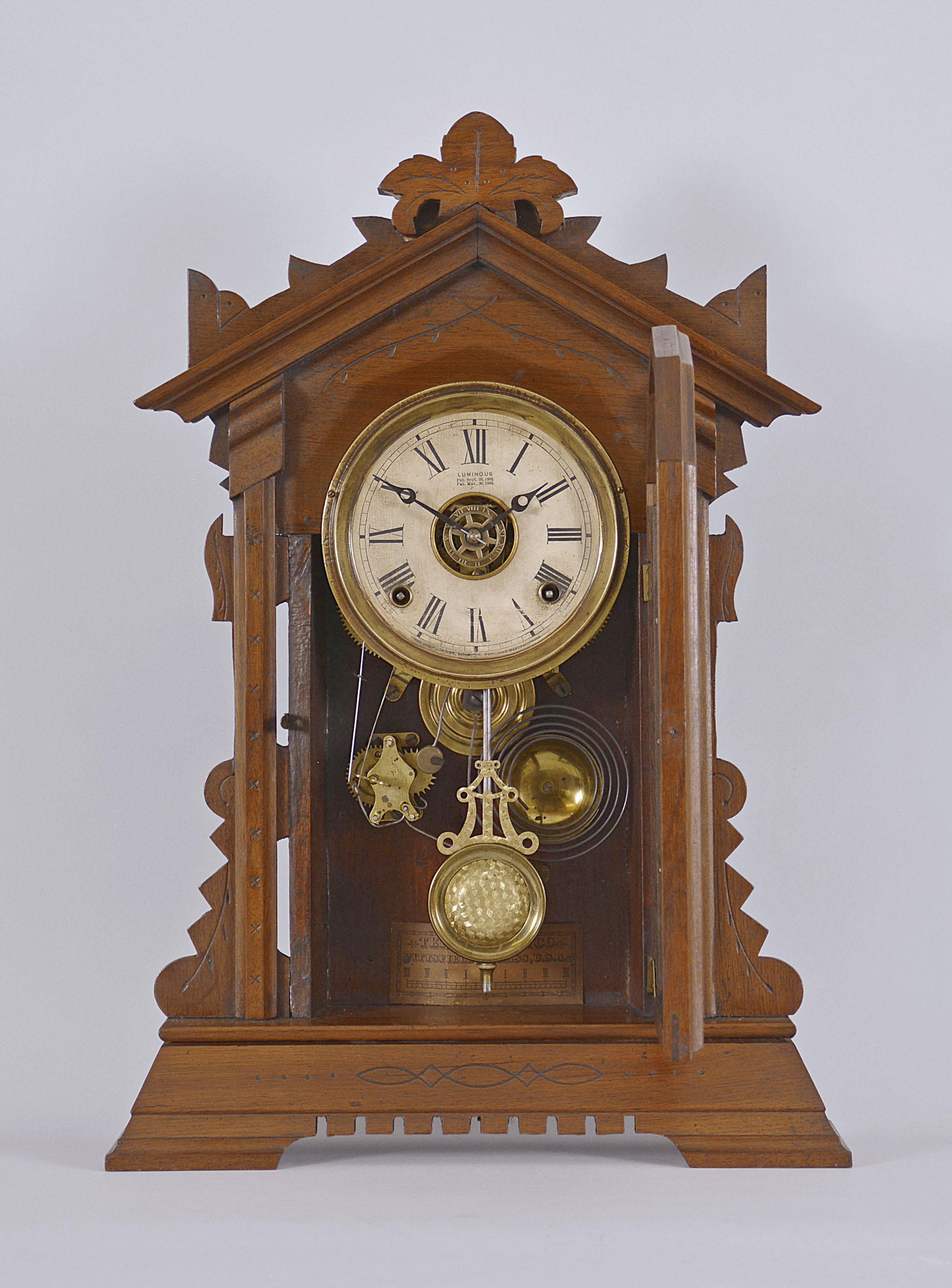 Terry Clock Co. shelf clock