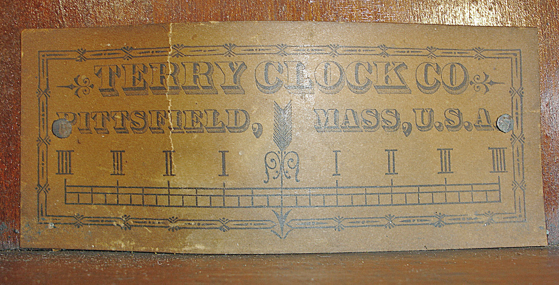 Terry Clock Co. shelf clock