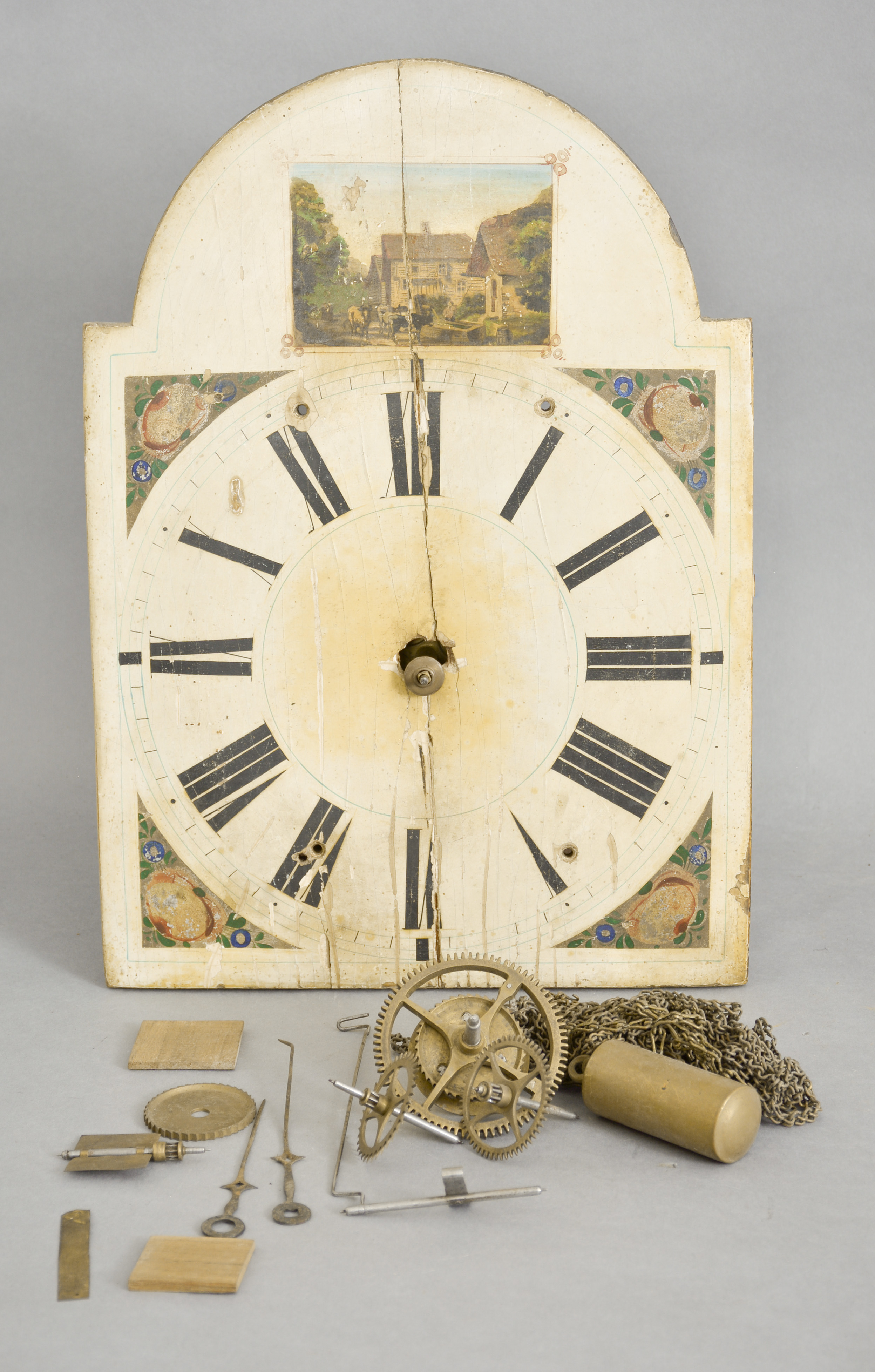 Morbier clock with star hands, German Freischwinger clock, and wag on ...
