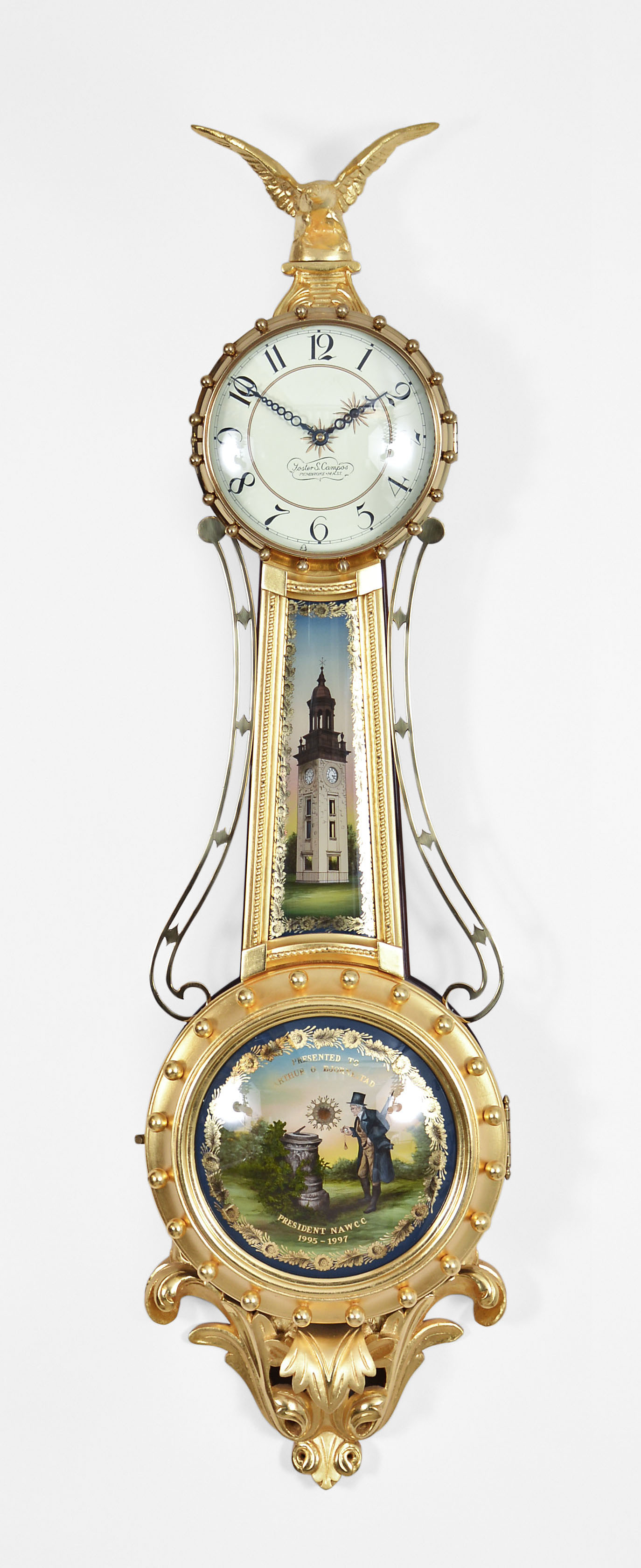 Foster Campos Presentation Girandole Wall Clock