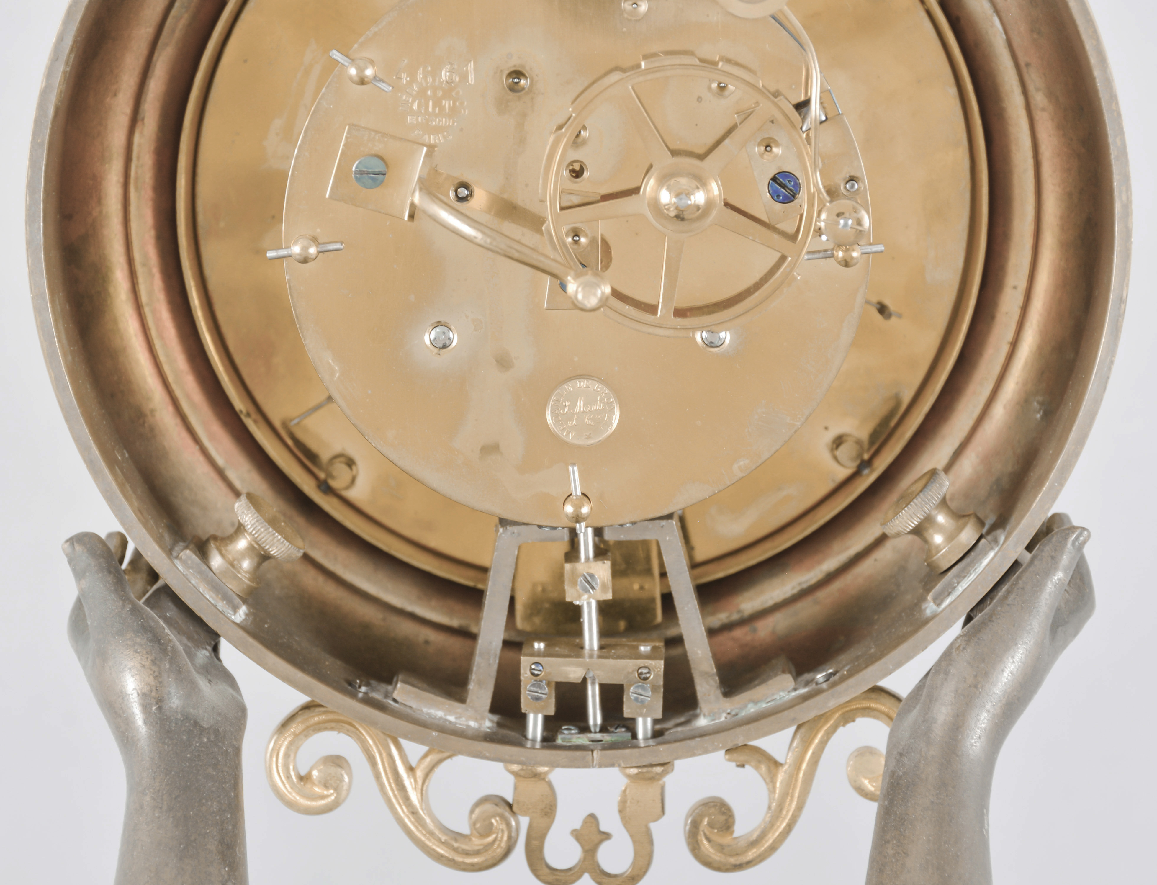 Guilmet torsion pendulum mystery clock