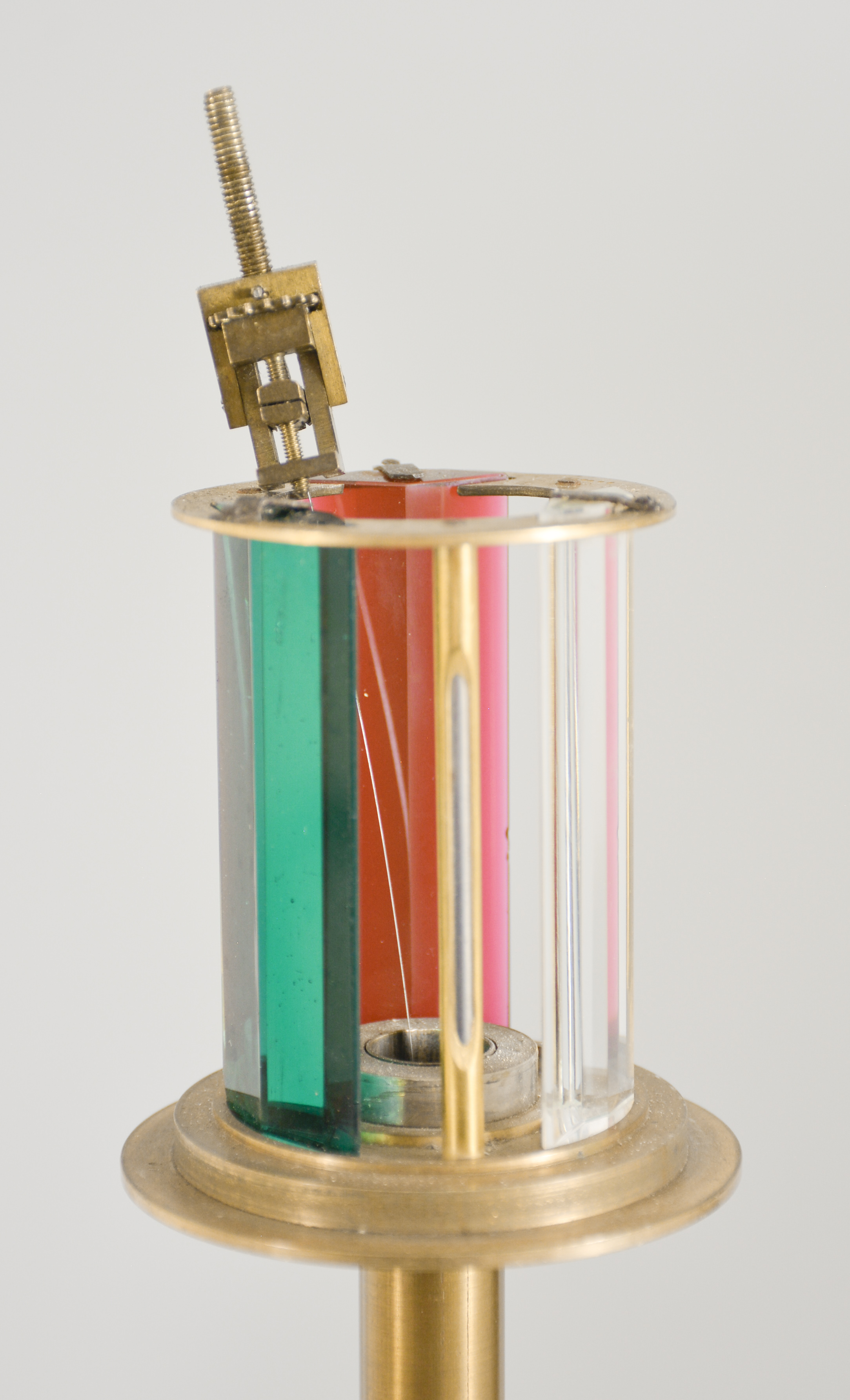 Unusual Guilmet industrial torsion pendulum lighthouse clock