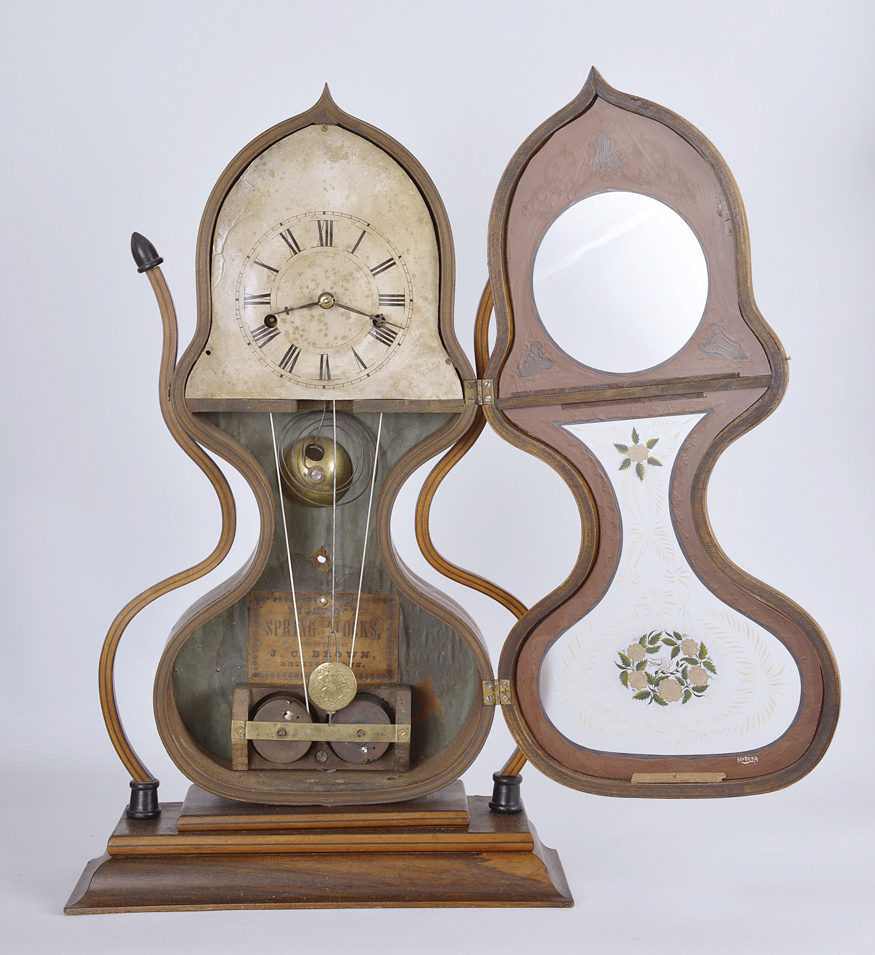 J.C. Brown, Forestville Mfg. Co., Acorn shelf clock
