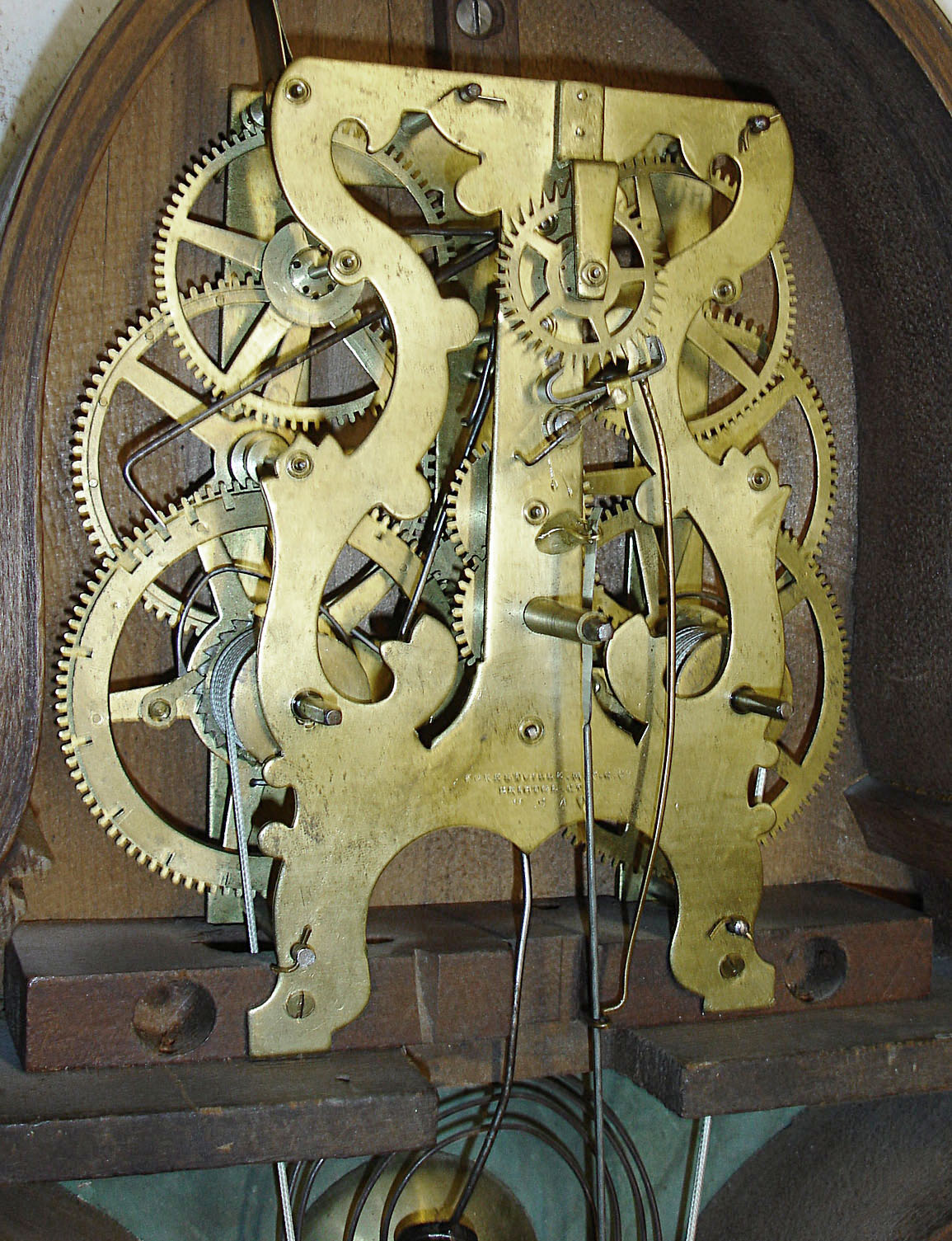 J.C. Brown, Forestville Mfg. Co., Acorn shelf clock