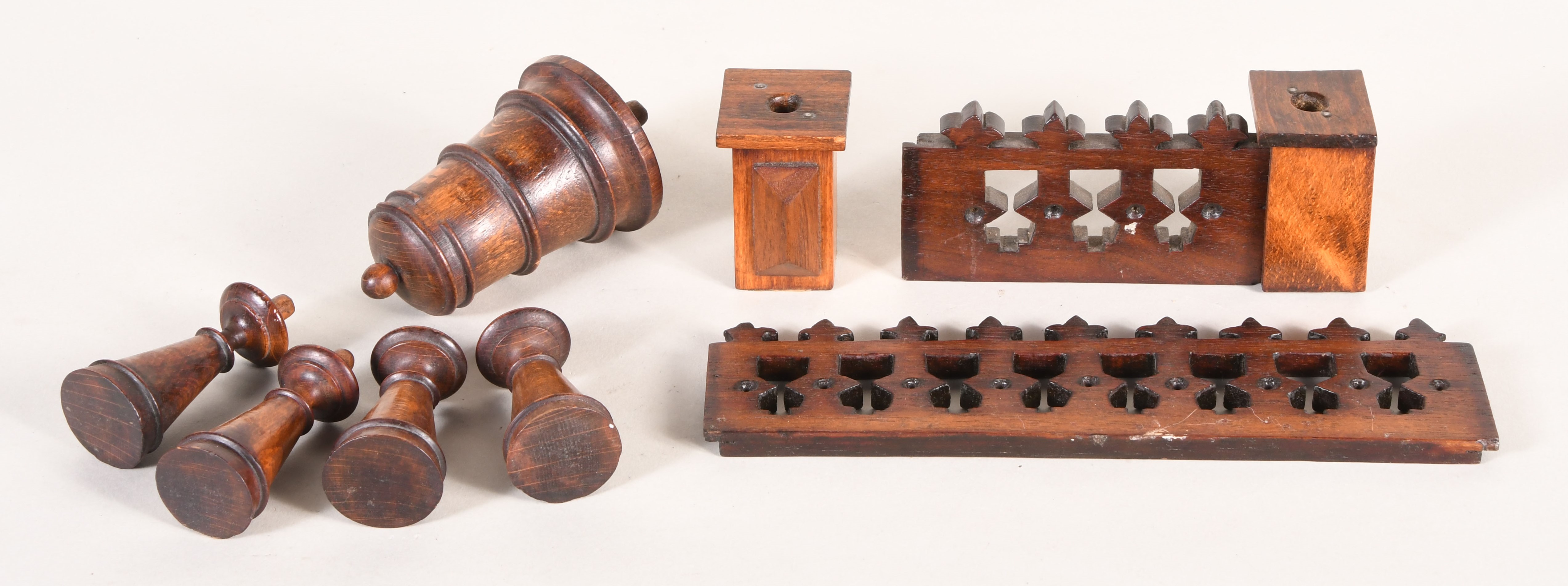 Black forest spring driven trumpeter shelf clock