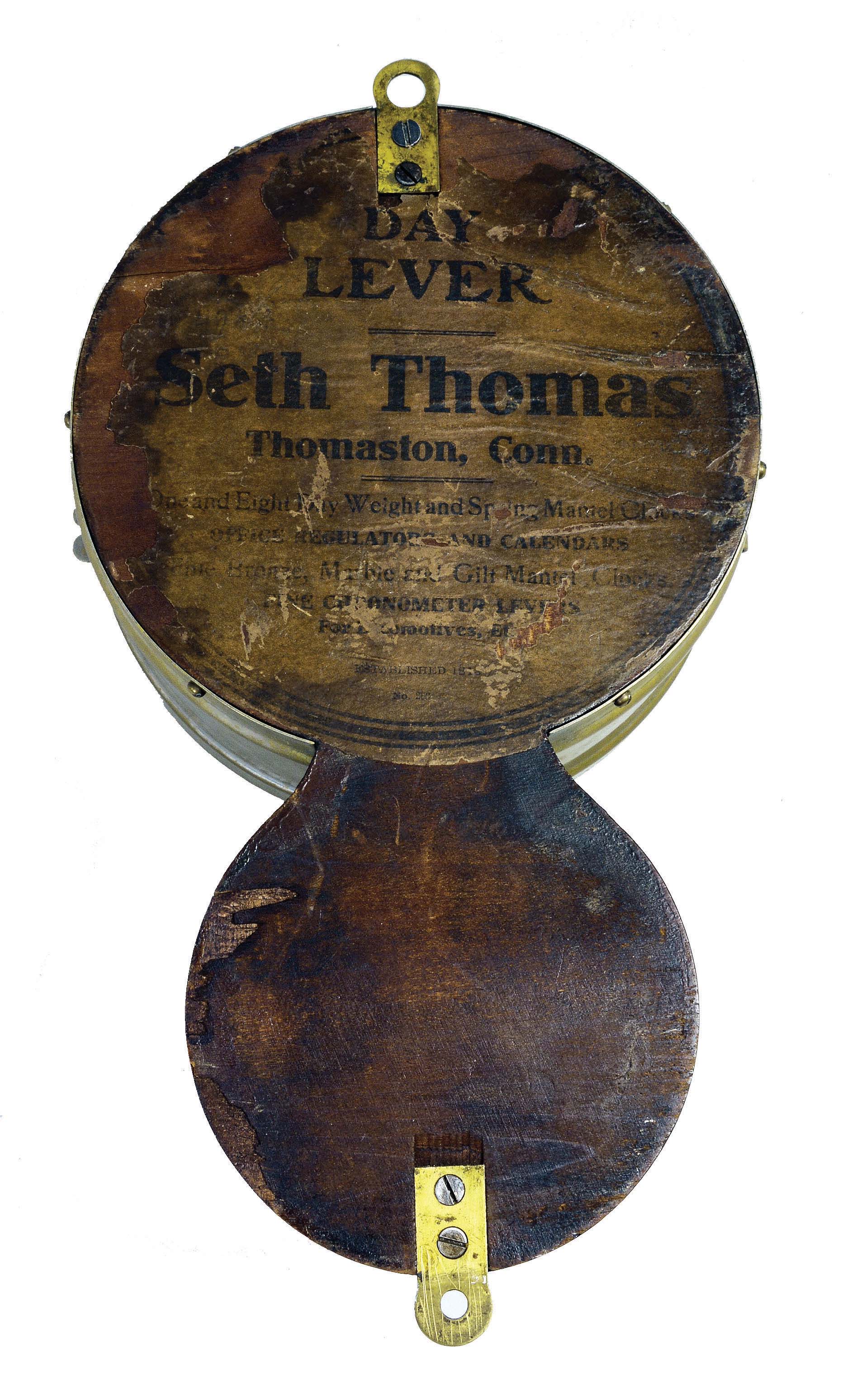 Seth Thomas Clock Co., Thomaston, Conn., "Ship's Bell" clock