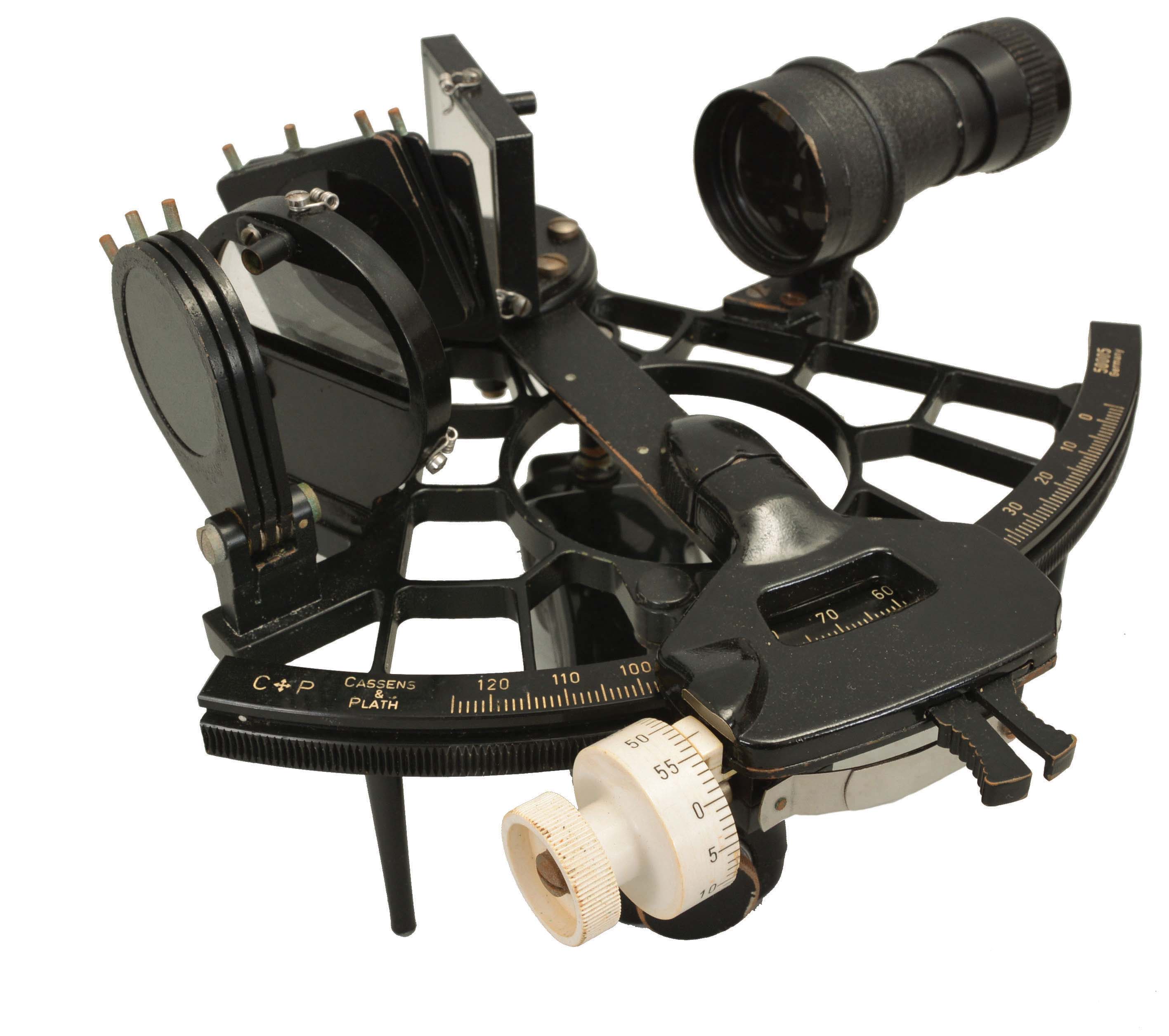 Cassens & Plath Boxed Micrometer Sextant