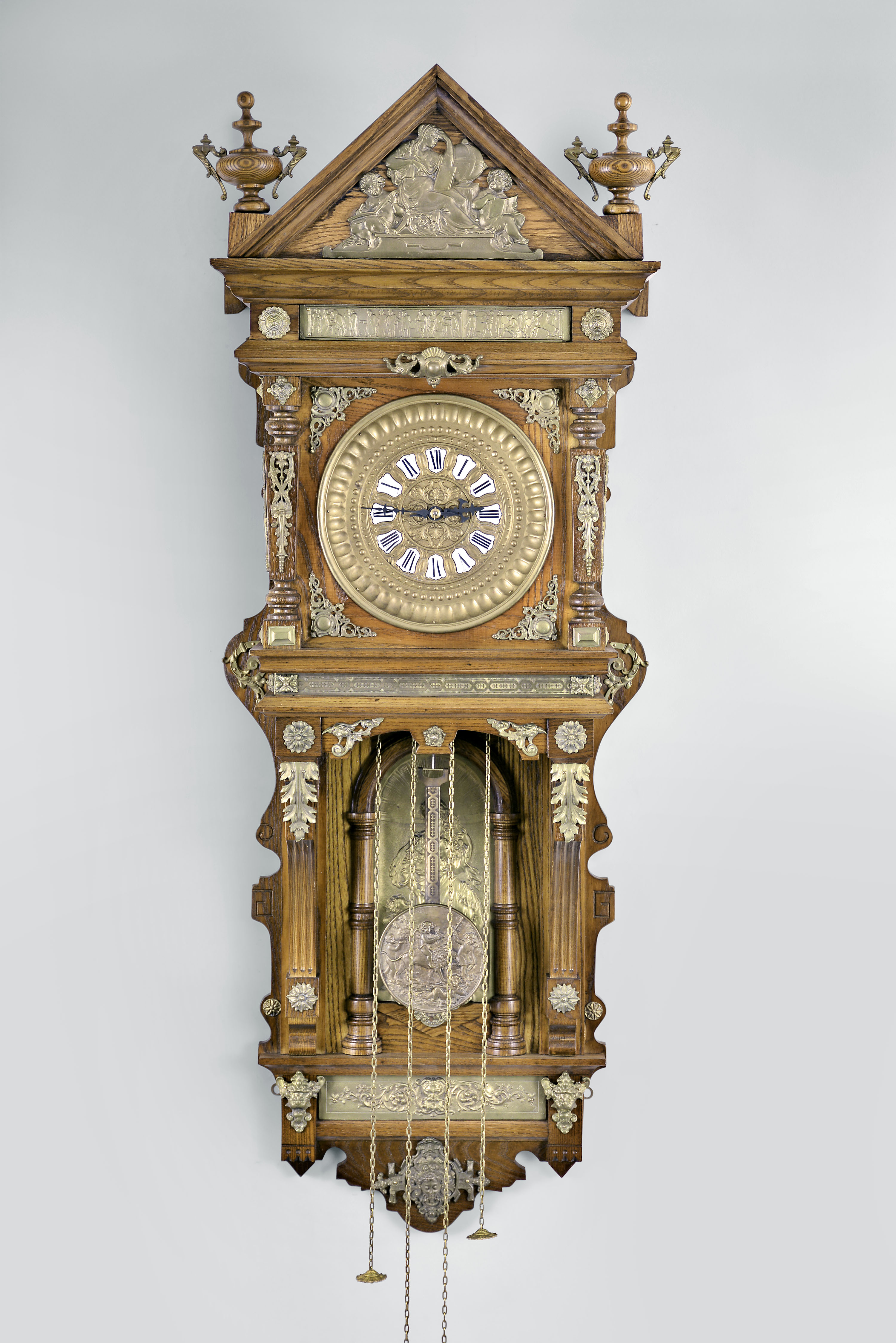 Reproduciton Ansonia "Hanging Antique" wall clock