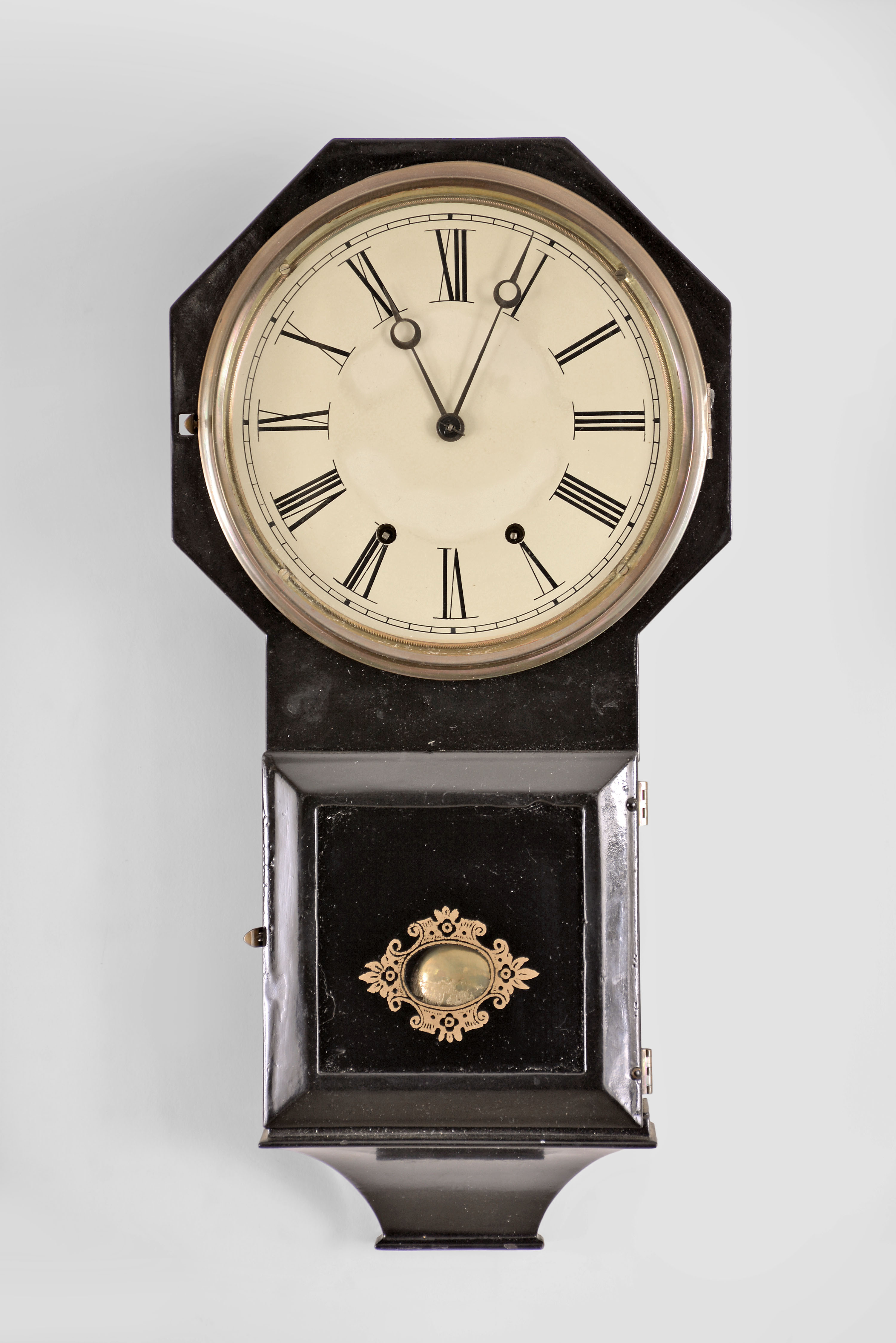 Terry Clock Co., Waterbury, Conn., "Octagon Top Drop", 8 day