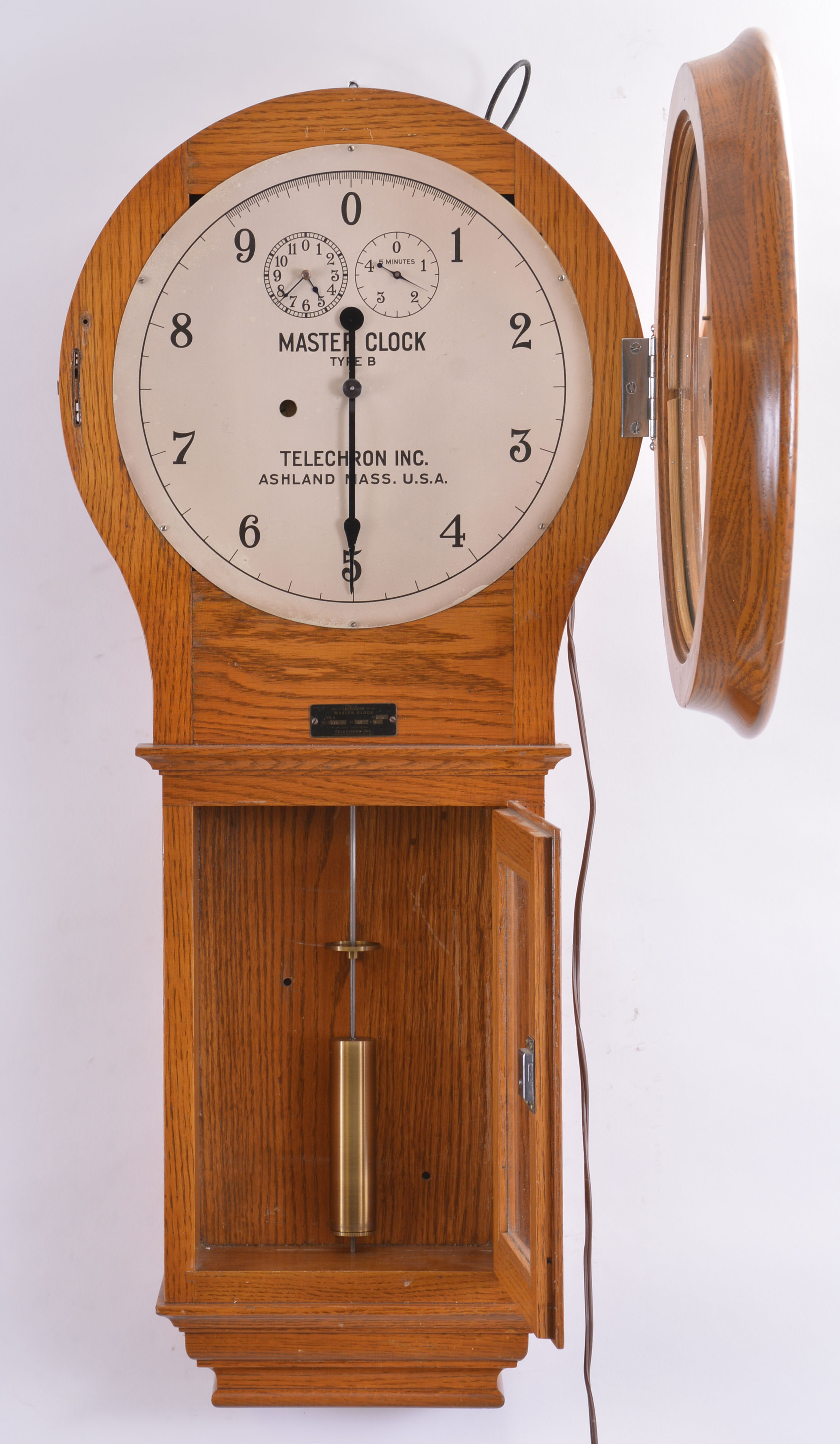 Warren Telechron Co., Ashland, Mass., "Warren B. Master Cloc