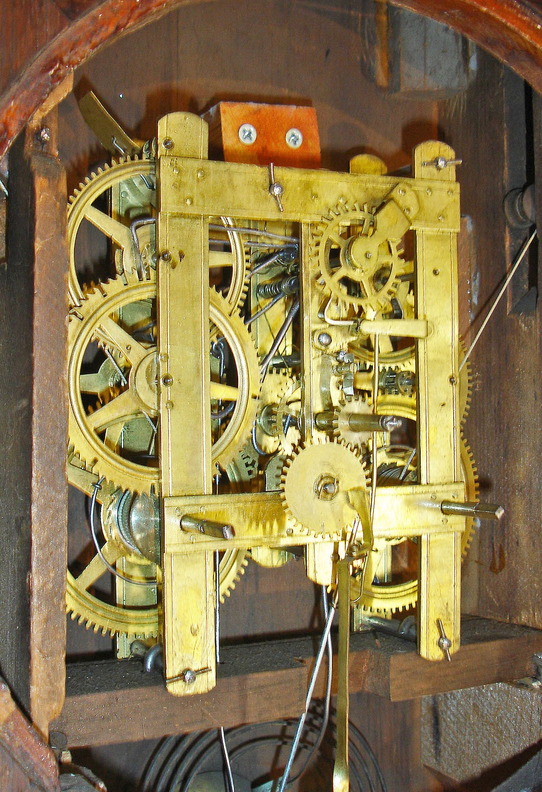 Welch, Spring & Co. Weight Calendar Clock